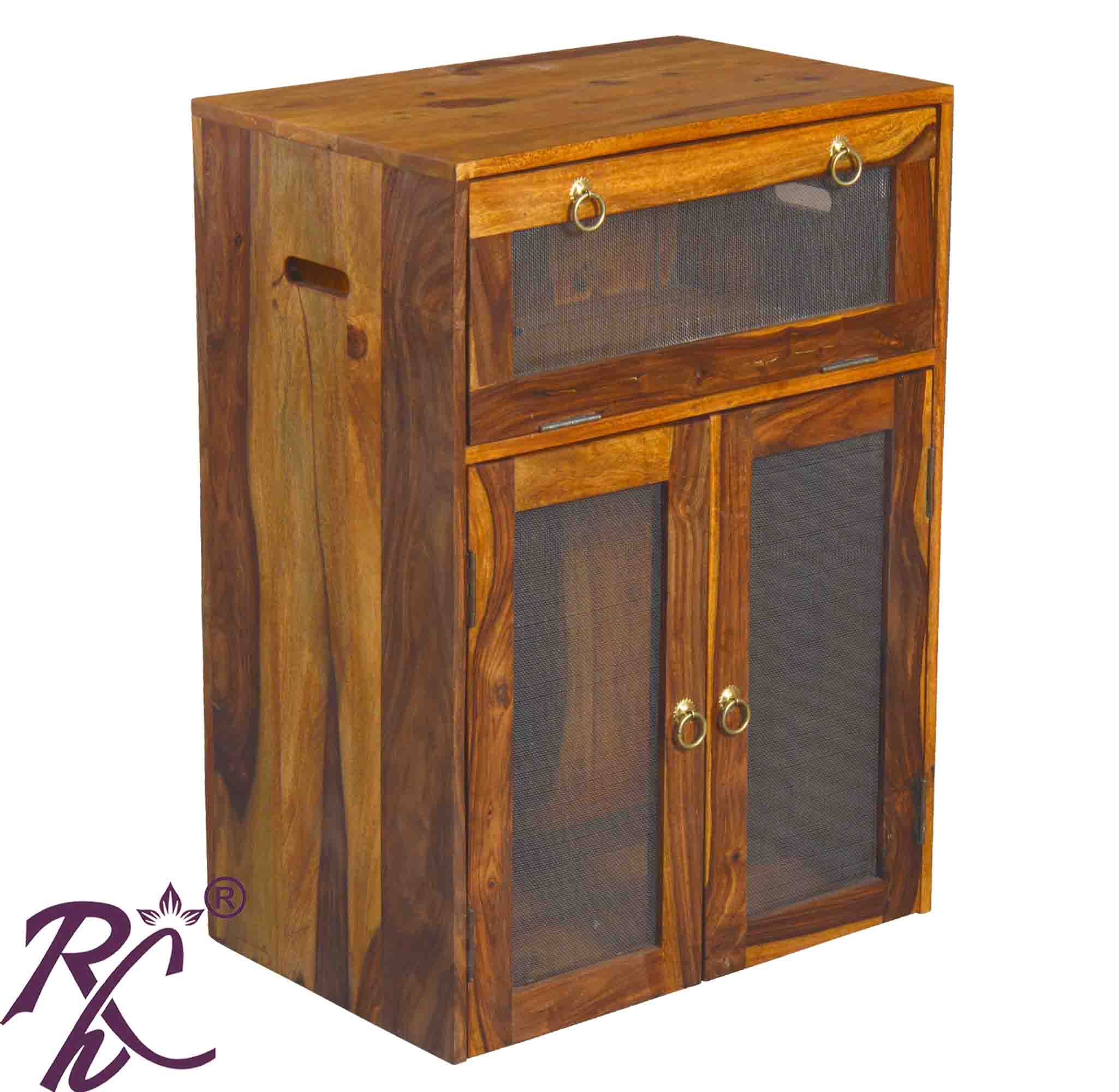 Solid Sheesham Wooden Single Inverter Battery Box - RAJ HANDICRAFT