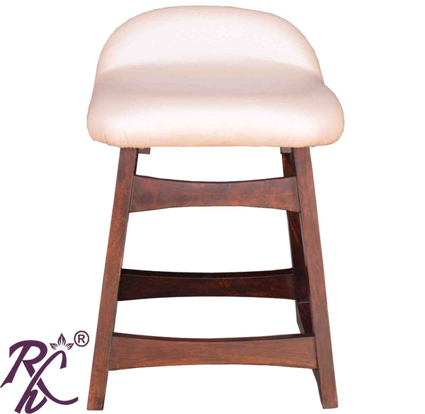 Solid Wood Small Bar Stool - RAJ HANDICRAFT