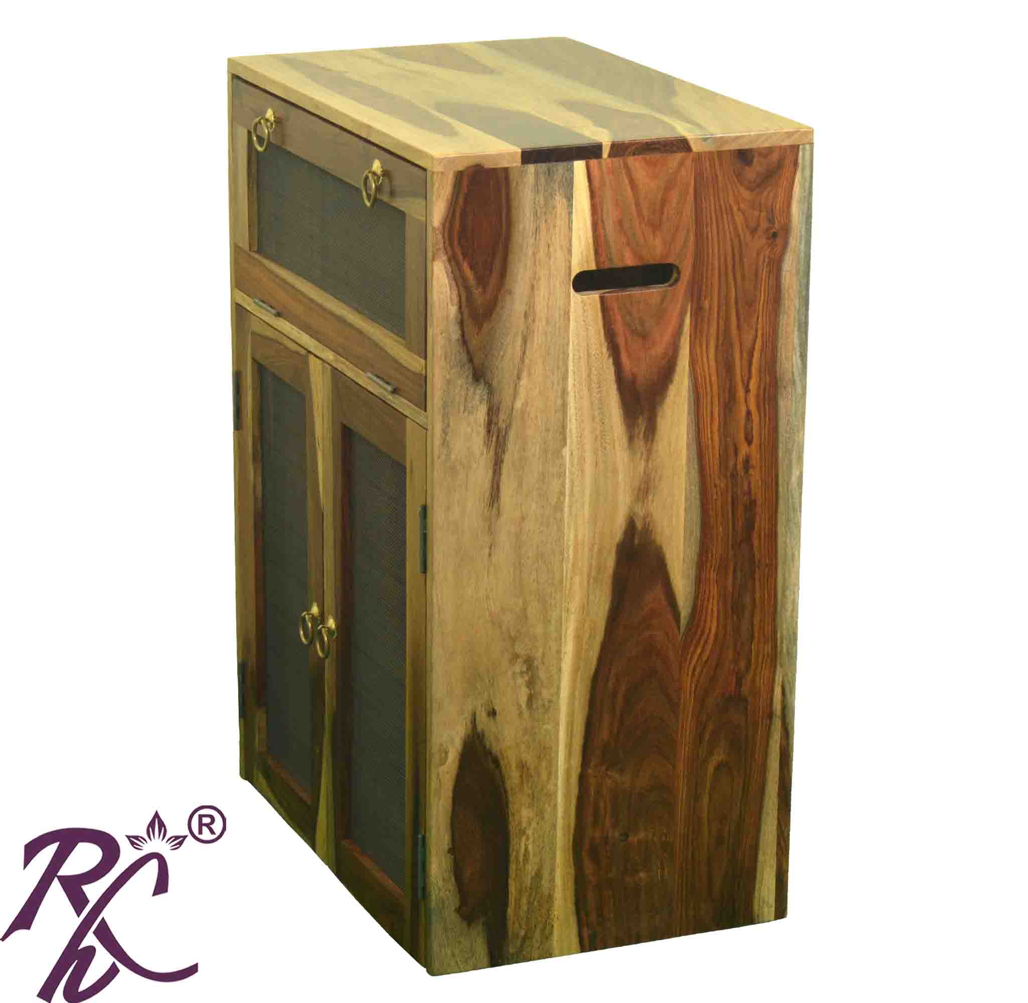 Solid Sheesham Wooden Single Inverter Battery Box - RAJ HANDICRAFT