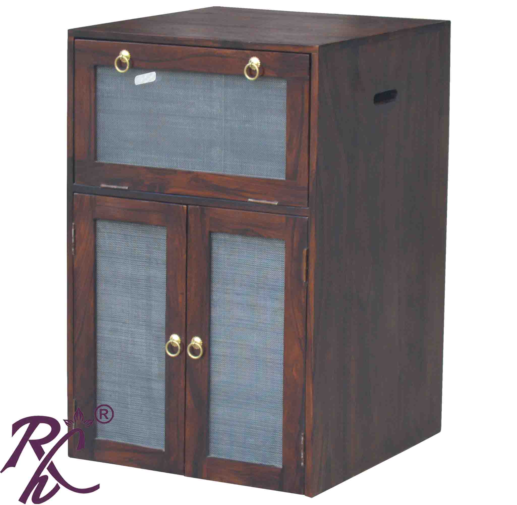 Solid Sheesham Wood Double Inverter Battery Box / Wooden Inverter Batt ...