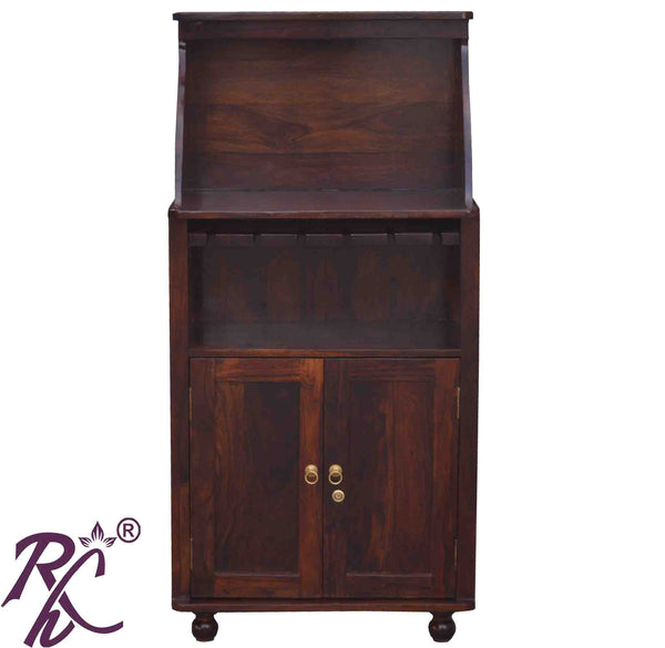 Solid Wood Wooden Bar Cabinet | Wooden Small Bar Cabinet Glass Hanging ...
