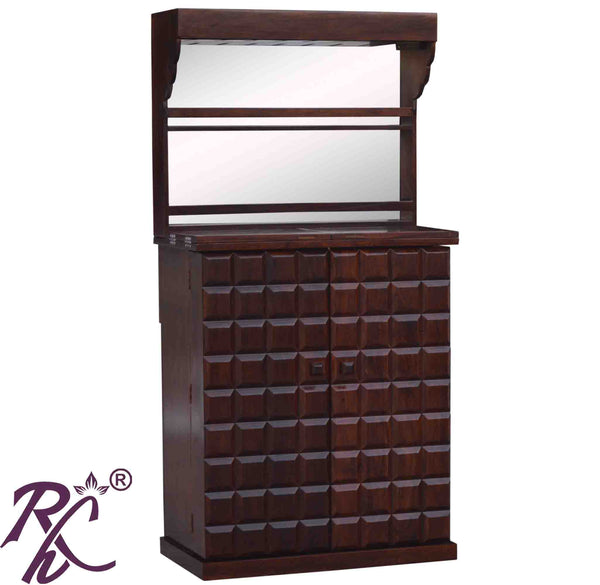 Solid Wood Cadbury Door Design Bar Counter - RAJ HANDICRAFT