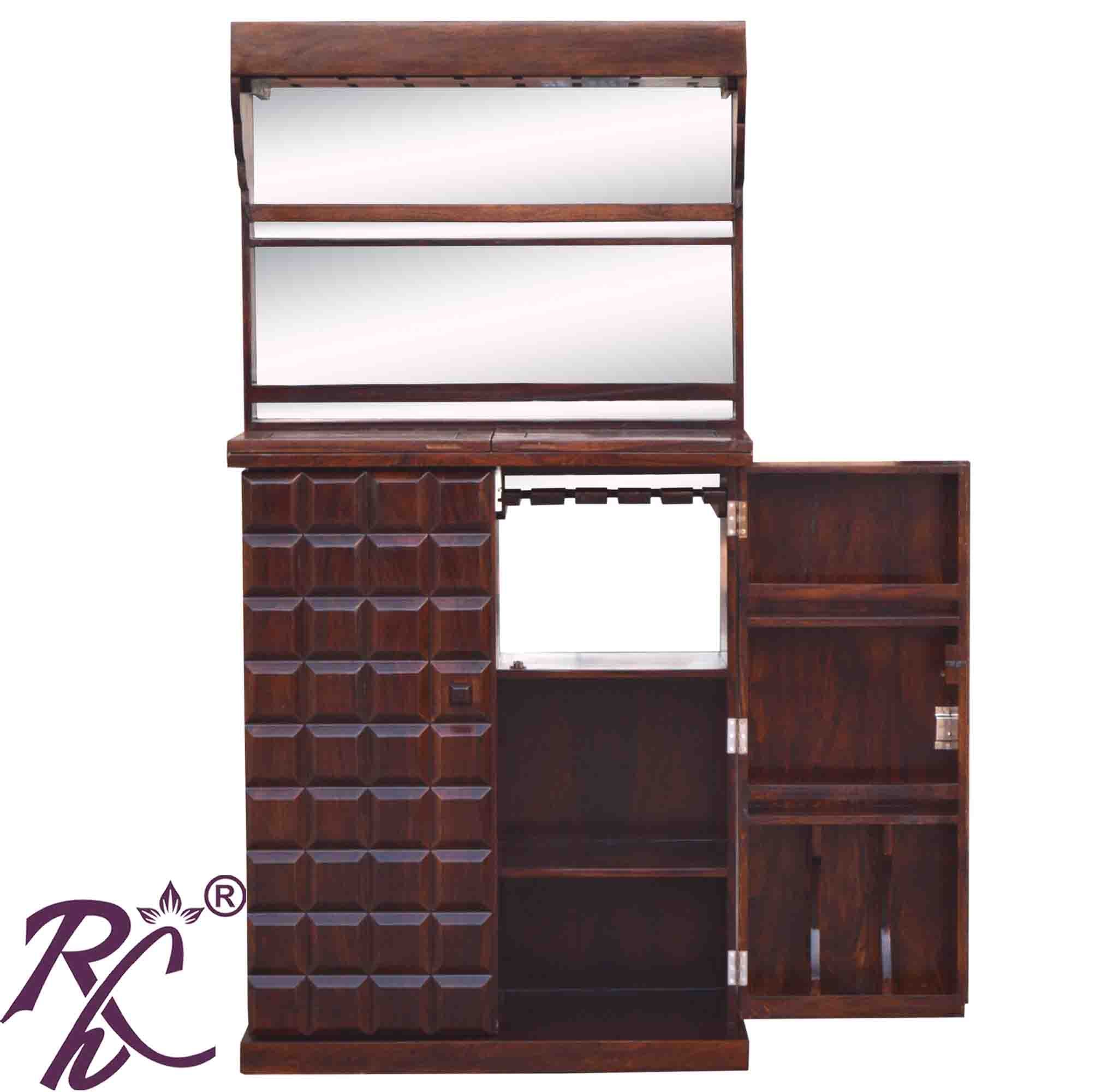Solid Wood Cadbury Door Design Bar Counter - RAJ HANDICRAFT