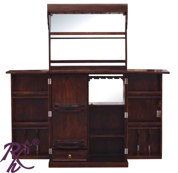 Solid Wood Cadbury Door Design Bar Counter - RAJ HANDICRAFT
