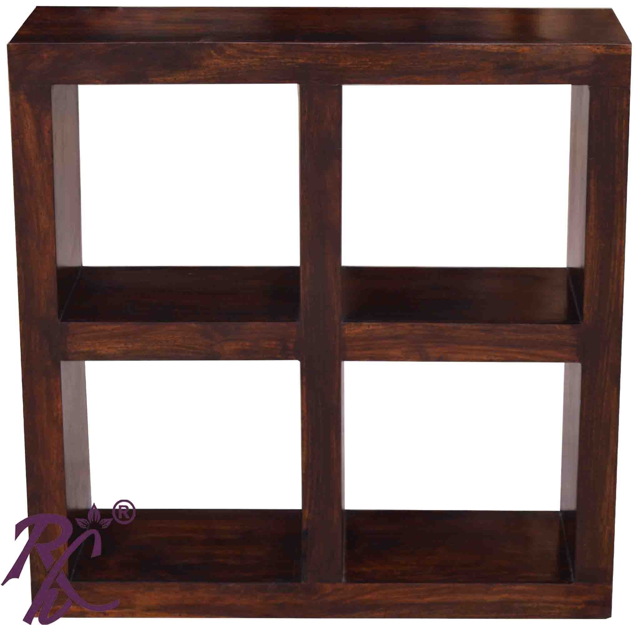Solid Wooden Open Shelf - RAJ HANDICRAFT