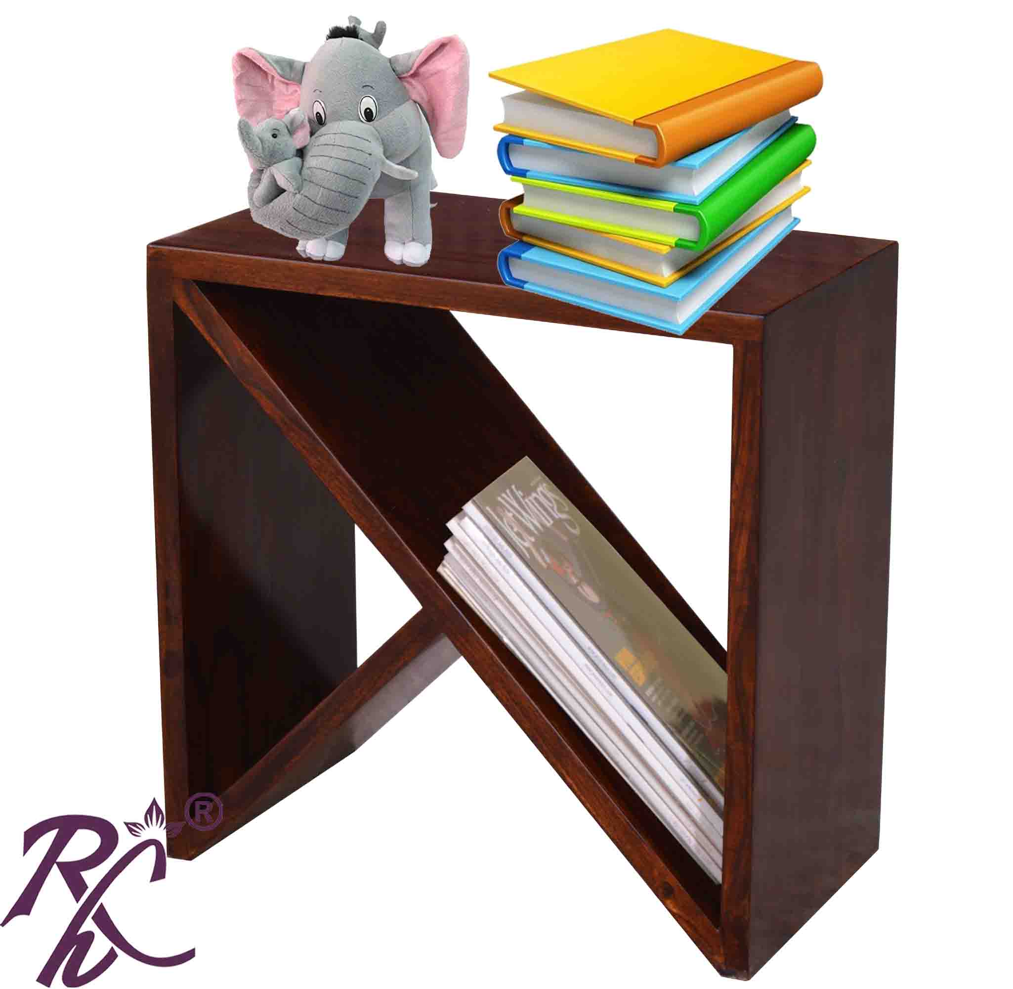 Solid Wood Small Open Book Shelf - RAJ HANDICRAFT