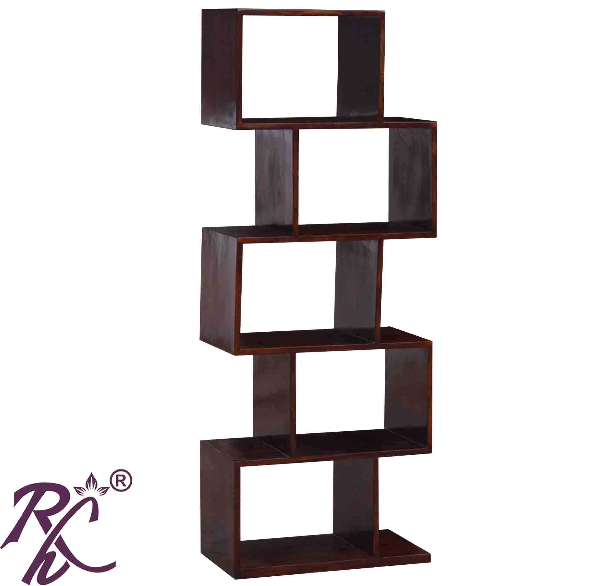 Solid Wood Open Book Shelf - RAJ HANDICRAFT