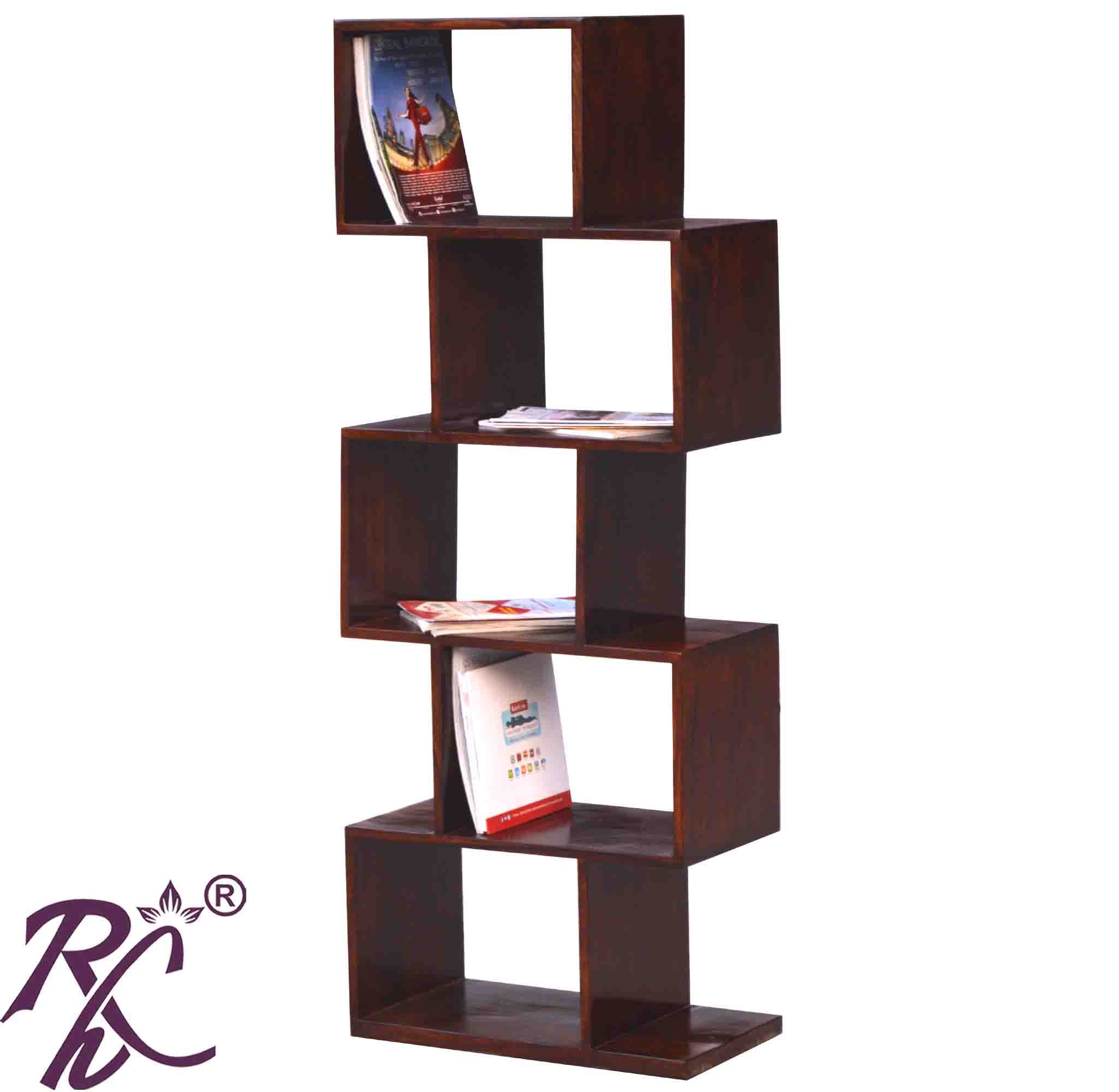 Solid Wood Open Book Shelf - RAJ HANDICRAFT