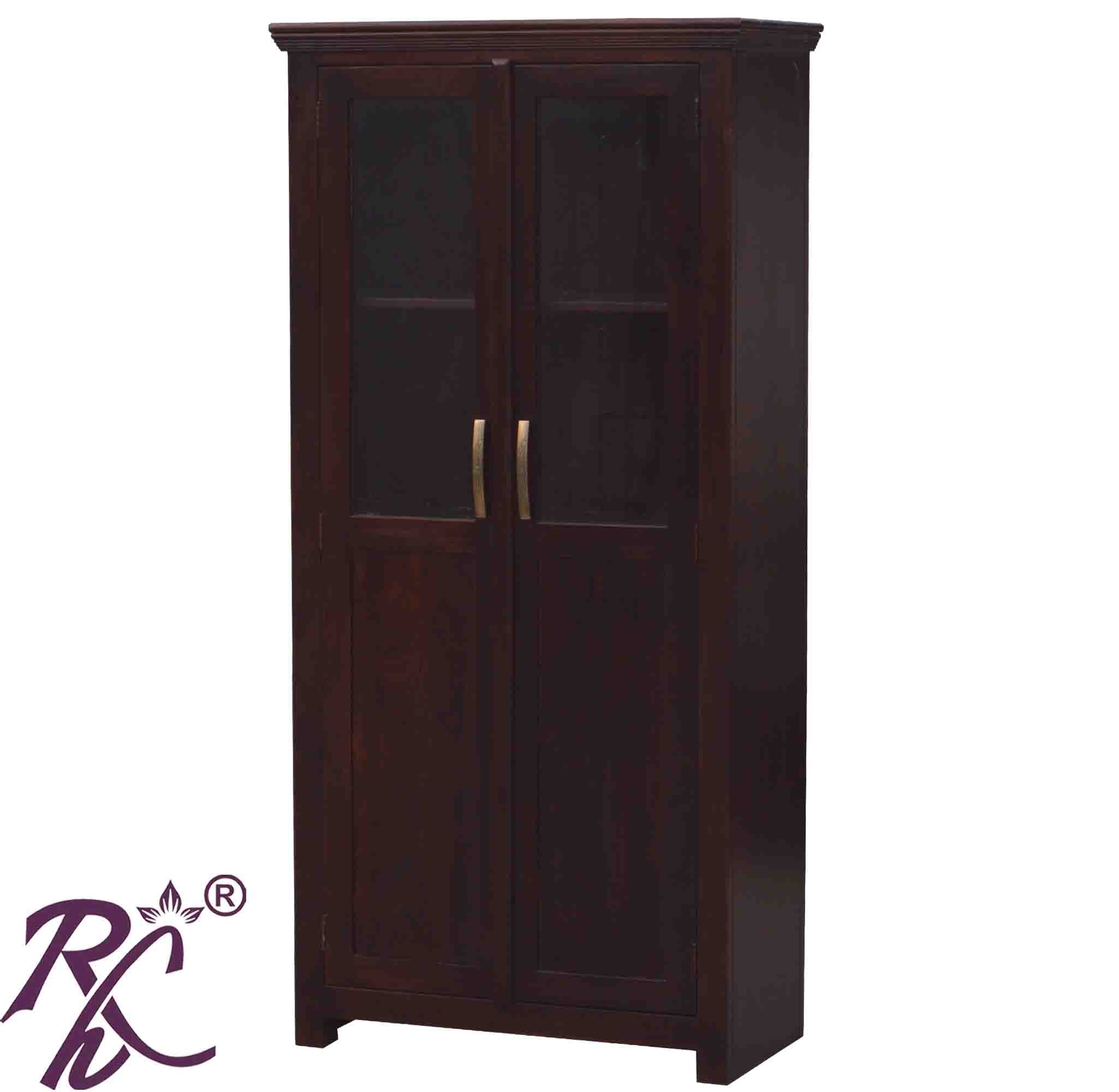Solid Wood Book Cabinet - RAJ HANDICRAFT