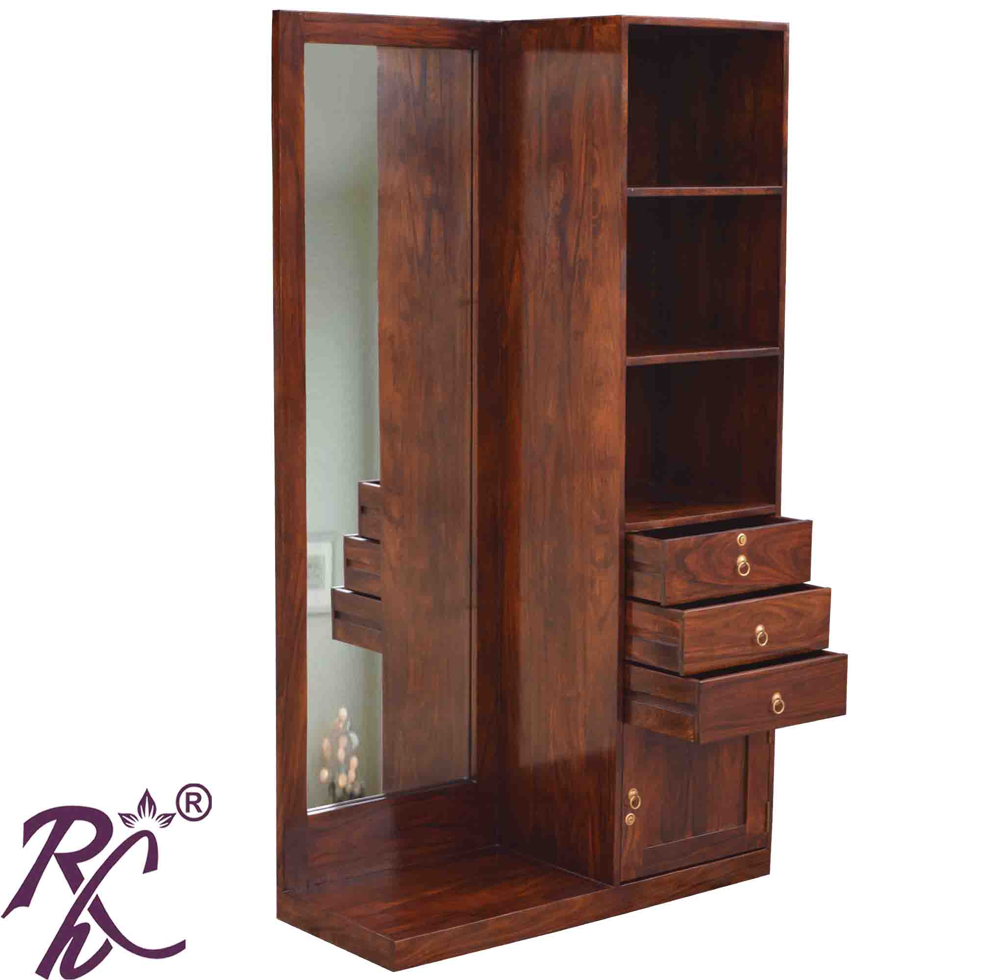 Solid Wood Cinader Dressing Table - RAJ HANDICRAFT