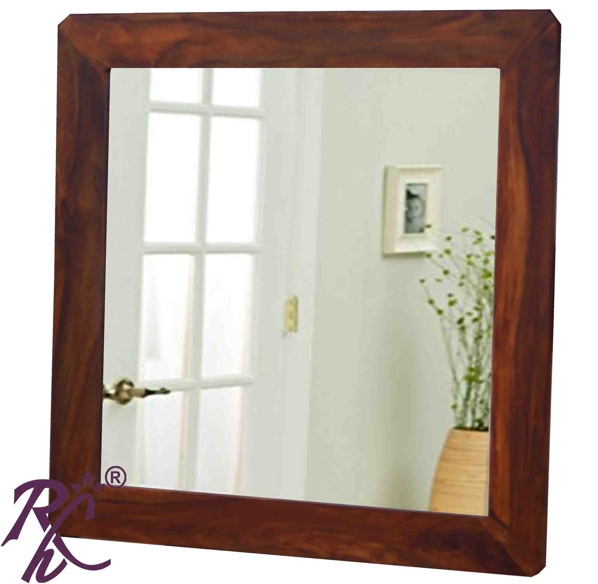 Solid Wood Mirror Frame Square - RAJ HANDICRAFT