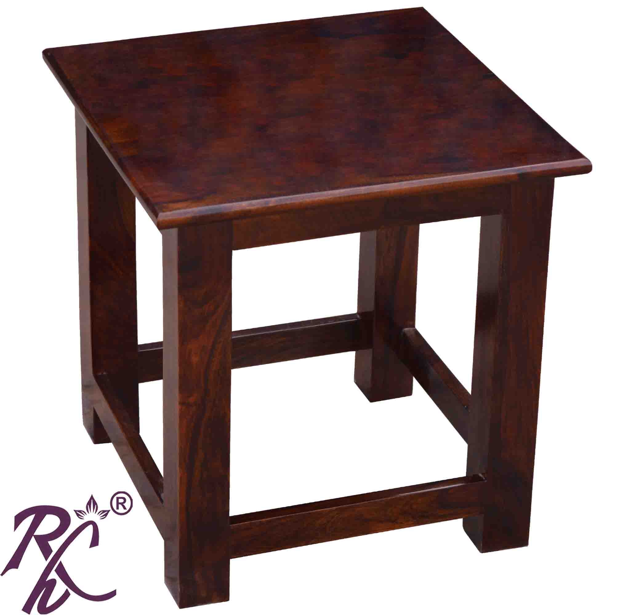 Solid Wood Wooden Lamp Table | Lamp Side Table | Side End Table - RAJ ...