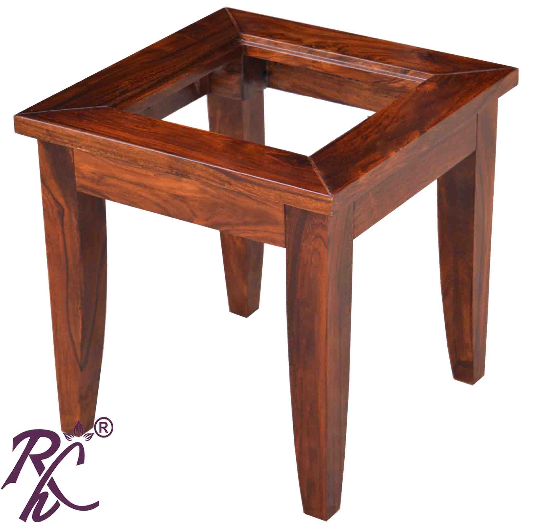 Solid Wood Wooden Lamp Table | Lamp Side Table | Side End Table Glass ...