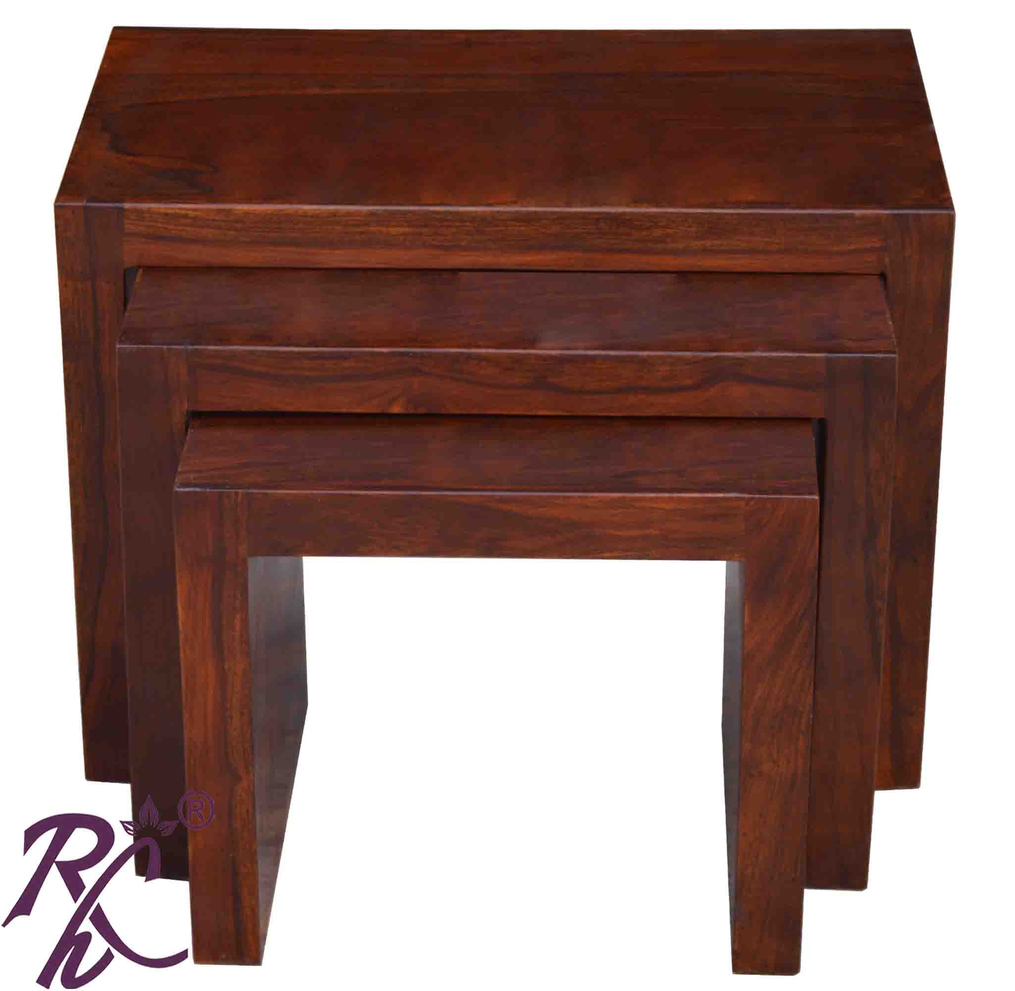 Solid Wood Wooden Lamp Table | Lamp Side Table | Side End Table - RAJ ...