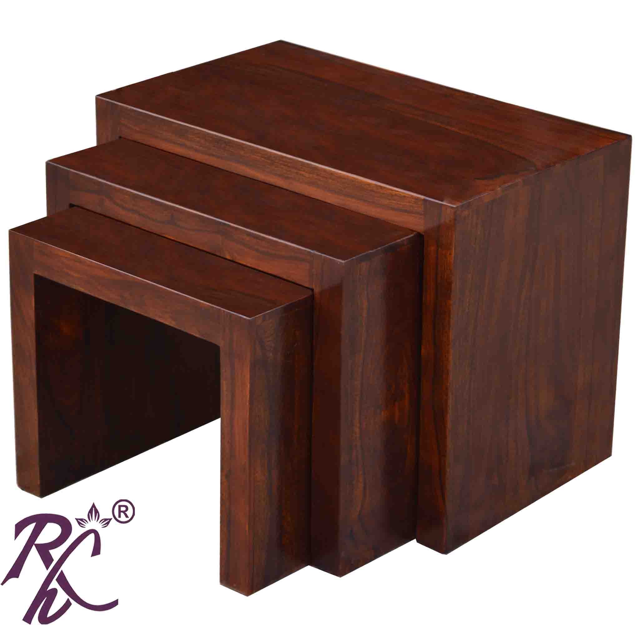 Solid Wood Wooden Lamp Table | Lamp Side Table | Side End Table - RAJ ...