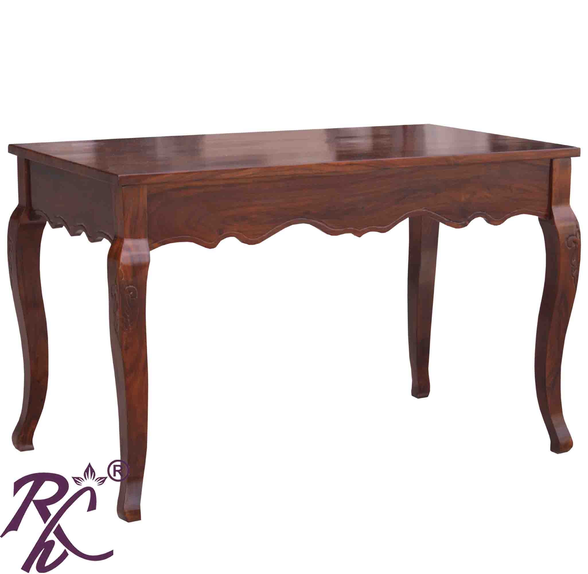 Solid Wood Writing Table - RAJ HANDICRAFT