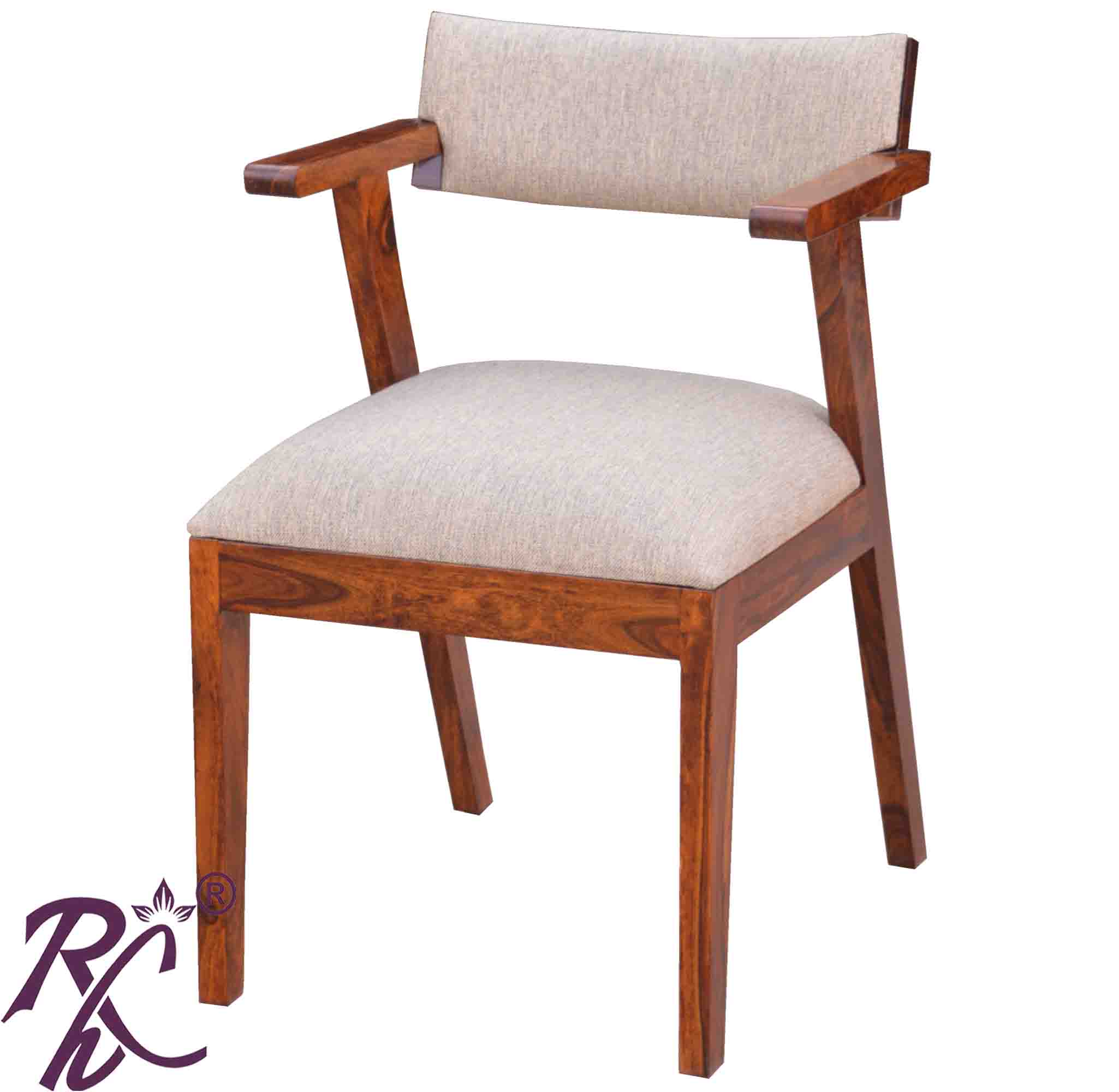 Solid Wood Contemporary Arm Chair - RAJ HANDICRAFT