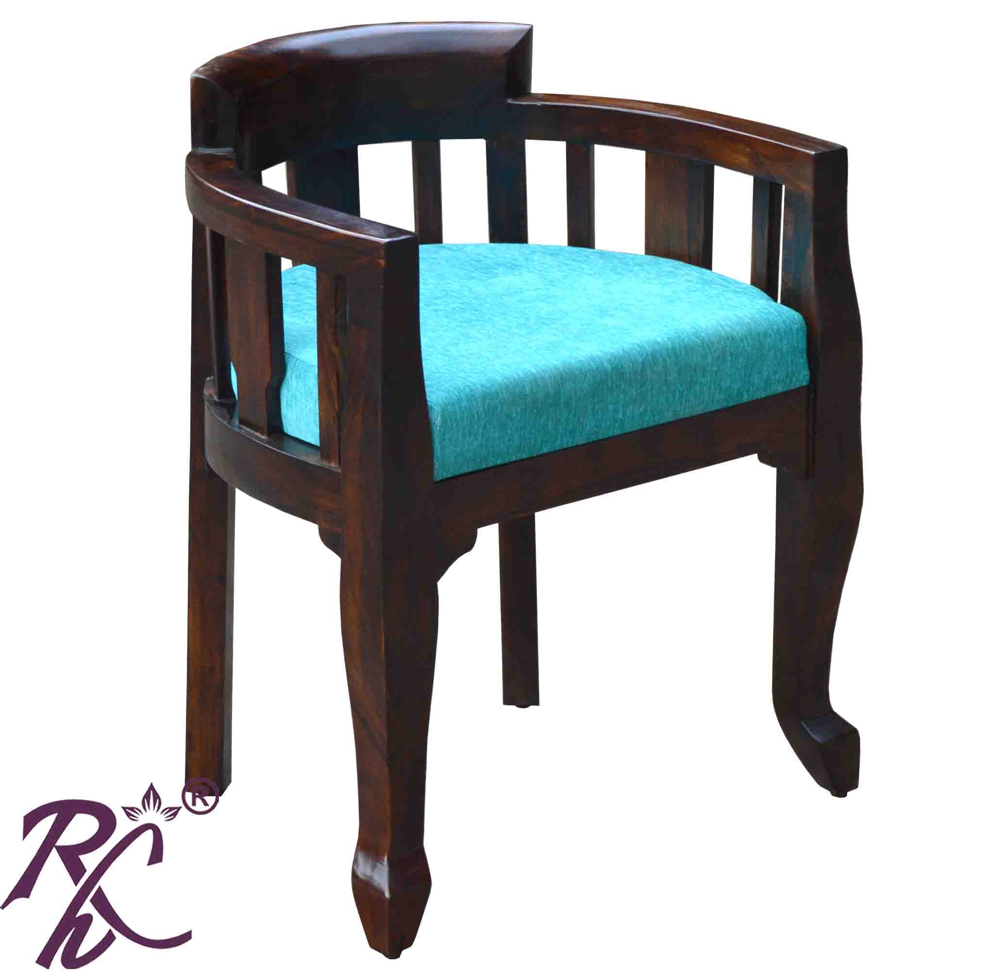 Solid Wood Arm Chair Cushion Top - RAJ HANDICRAFT