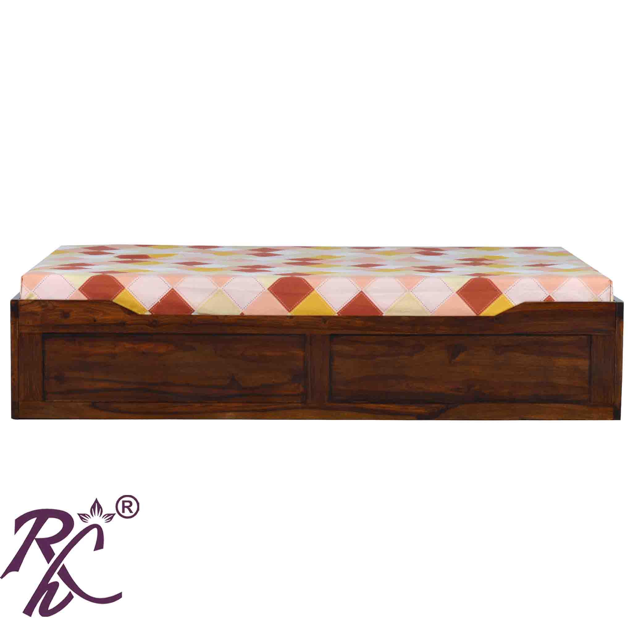 Solid Wood Diwan Bed - RAJ HANDICRAFT