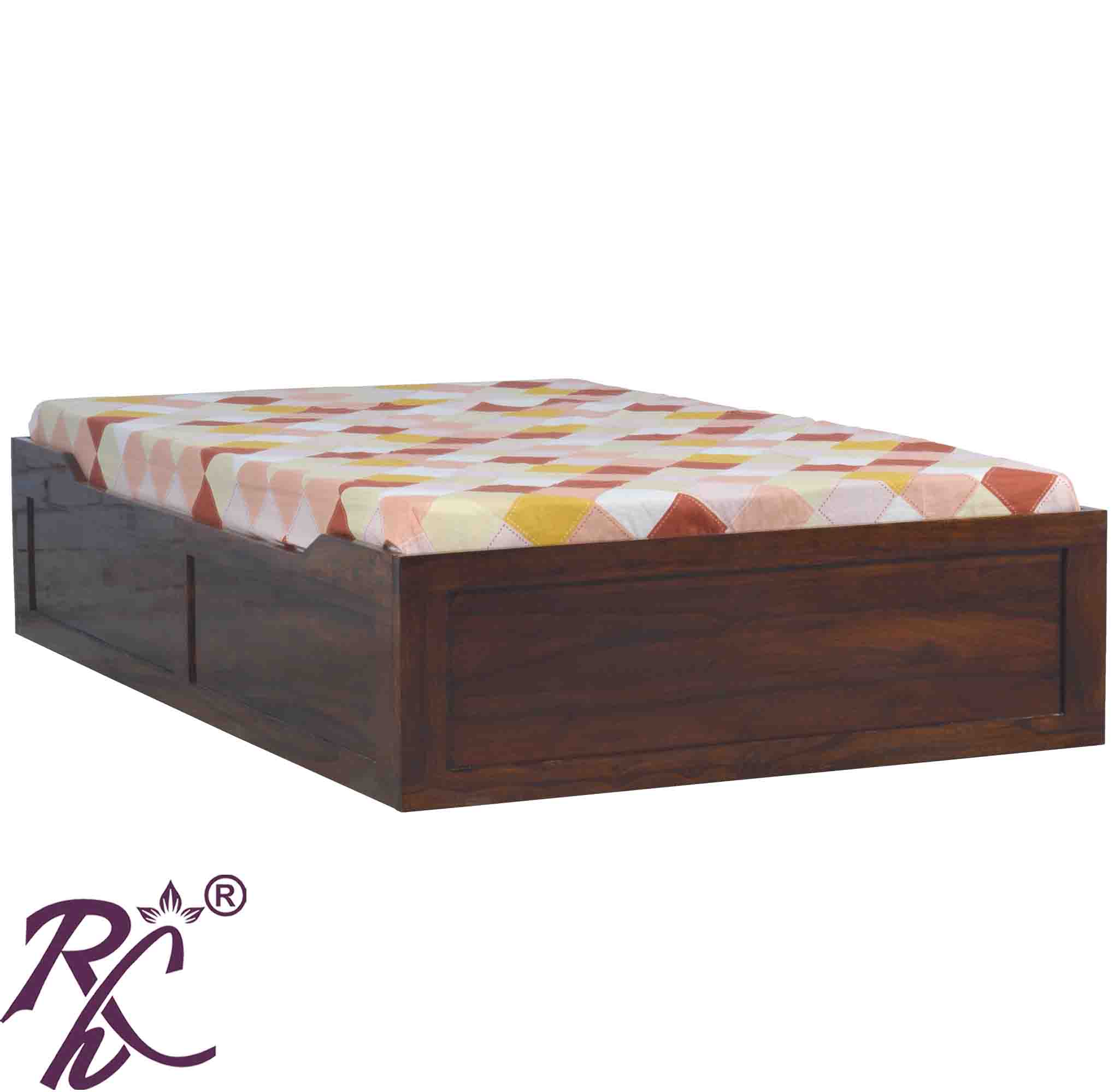 Solid Wood Diwan Bed - RAJ HANDICRAFT