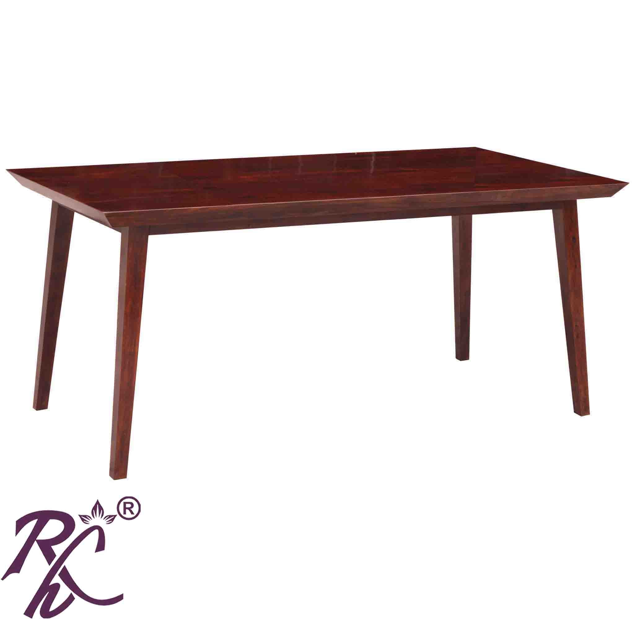 Solid Wood Tapper Top Dining Set 6 Seater Set - RAJ HANDICRAFT